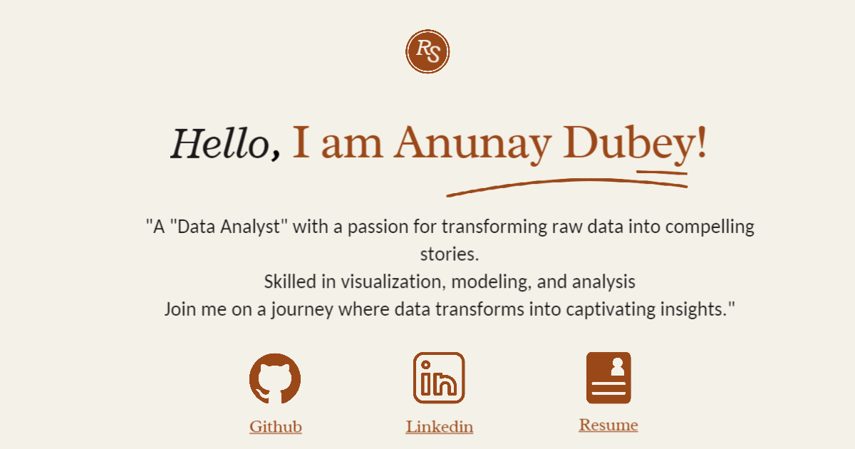 Brand Designer Portfolio Website in Beige Black Bronze Warm Classic Style